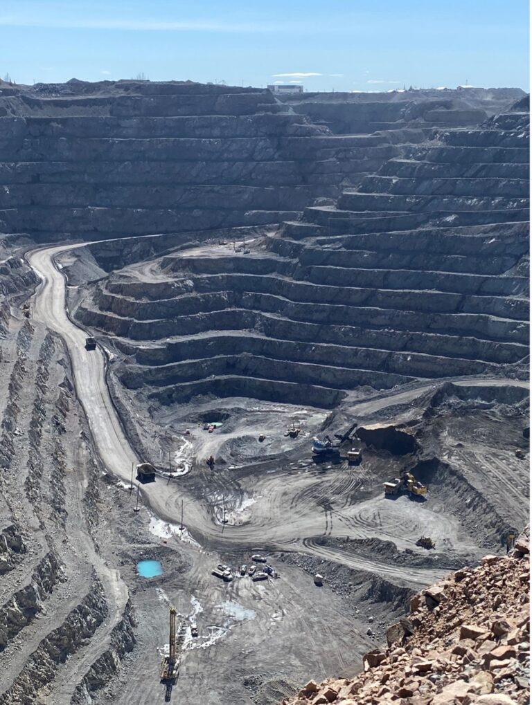 Springer Pit Tailings Removal Complete and Tailings Dry Stacked atop ...