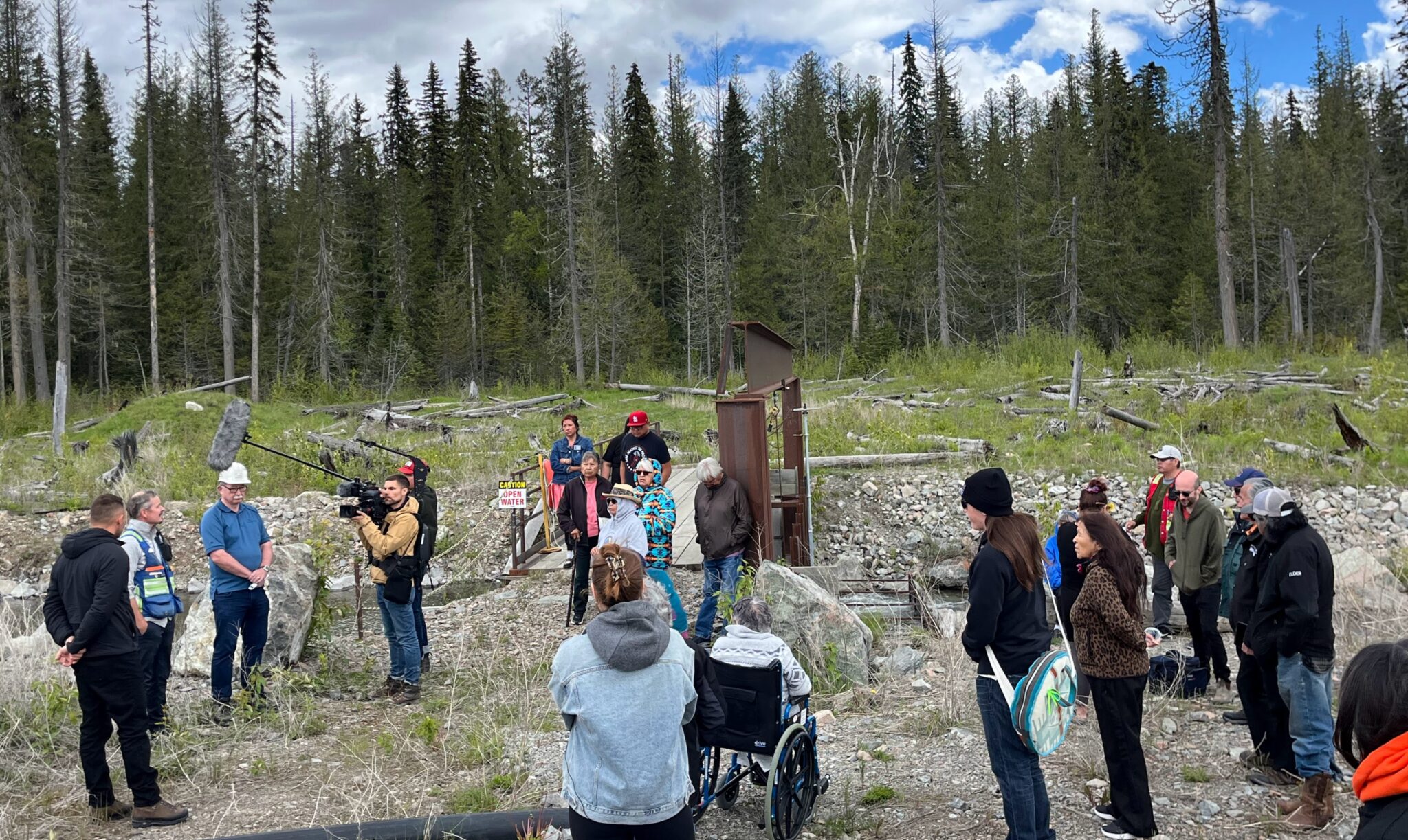 WLFN Elders Tour Remediated Sites at Mount Polley mine - Mount Polley